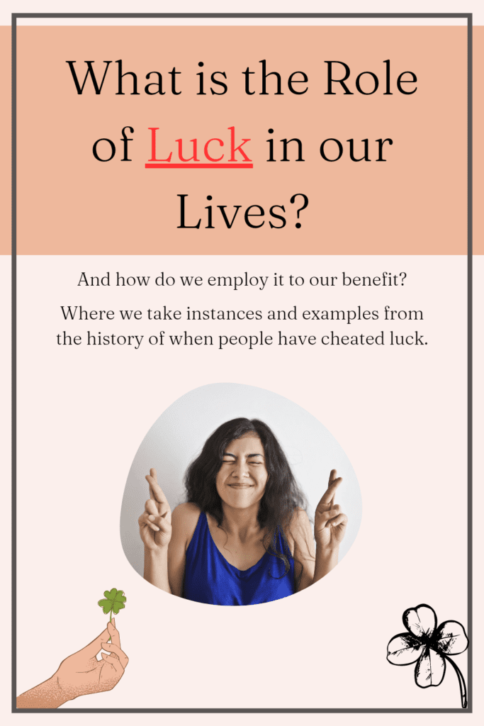 Luck and Risk: Is Cheating Luck Possible? - Matsyaa Lyfe
